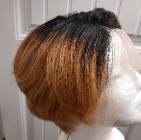 Hair | New Human Hair Ombre Pixie Wig | Poshmark